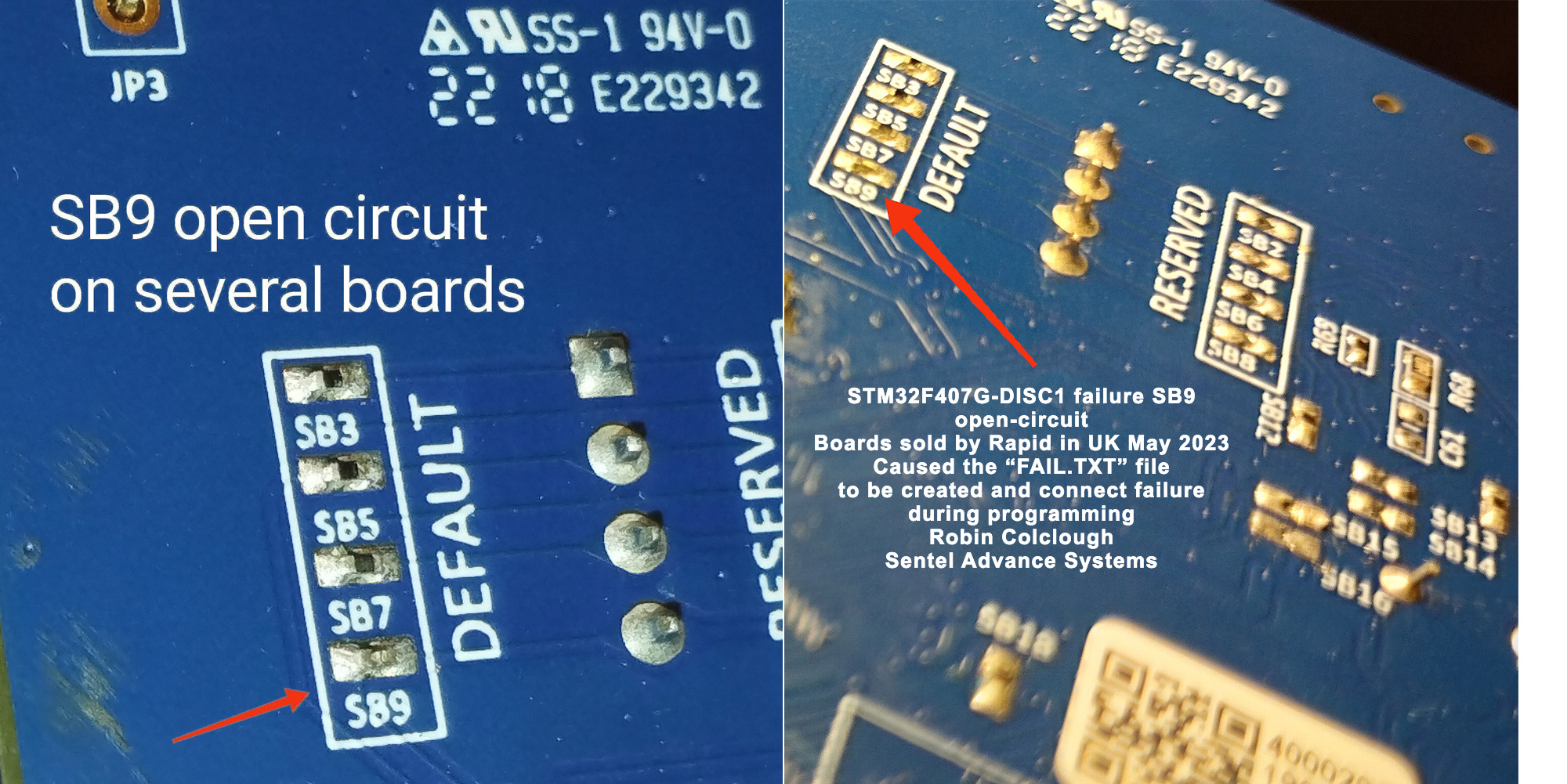 Solved: Unable to reset RDP from BB on STM32F407G Discover... - STMicroelectronics Community