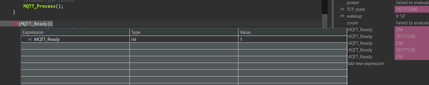 Live Expression values are shown wrong - STMicroelectronics Community