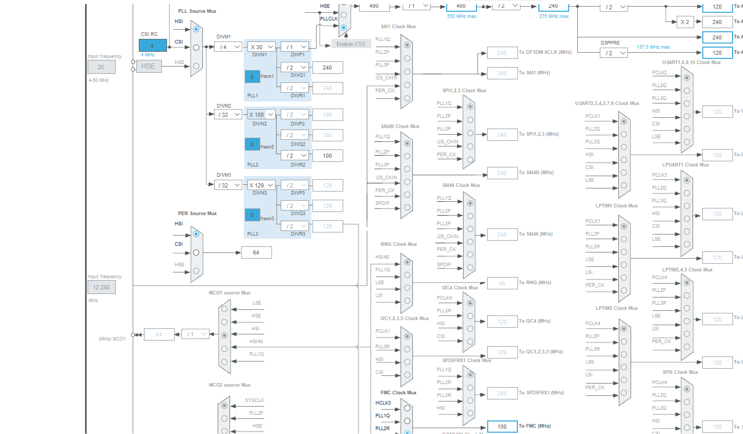 Solved Stm32h7 Max Sdram Clock Speed For 480mhz Stmicroelectronics Community