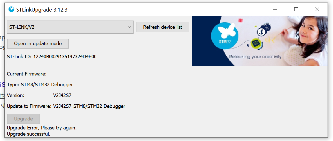 Beginner`s ask for help to flash the STM32 - STMicroelectronics Community