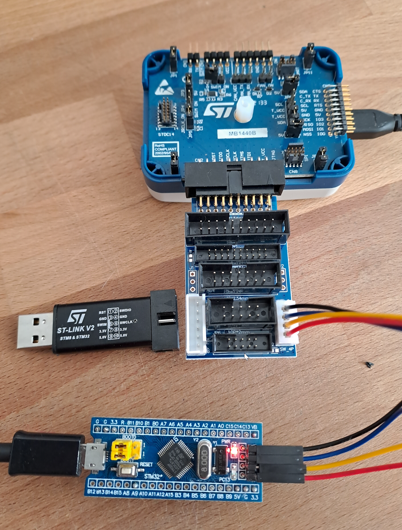 Beginner`s ask for help to flash the STM32 - STMicroelectronics Community