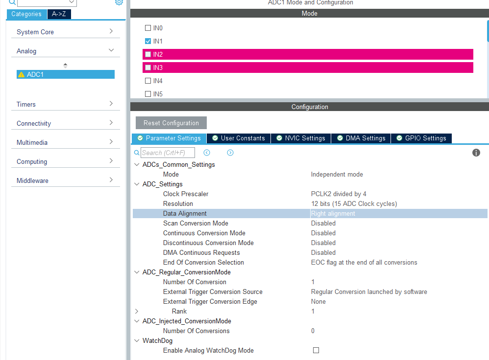 Solved: ADC Readings Effected by Capacitors? - STMicroelectronics Community