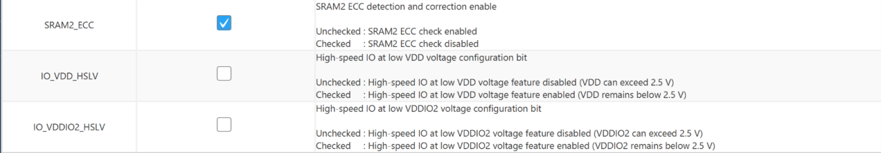 Solved: STM32U585 TZEN Program Error when reset command is... - STMicroelectronics Community