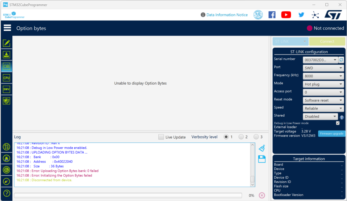 Solved Error In Disabling Trustzone On B U585i Iot02a Di Stmicroelectronics Community