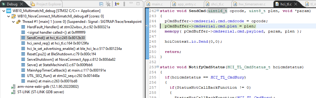 STM32WB10 CPU2 not responding when exiting standby ...