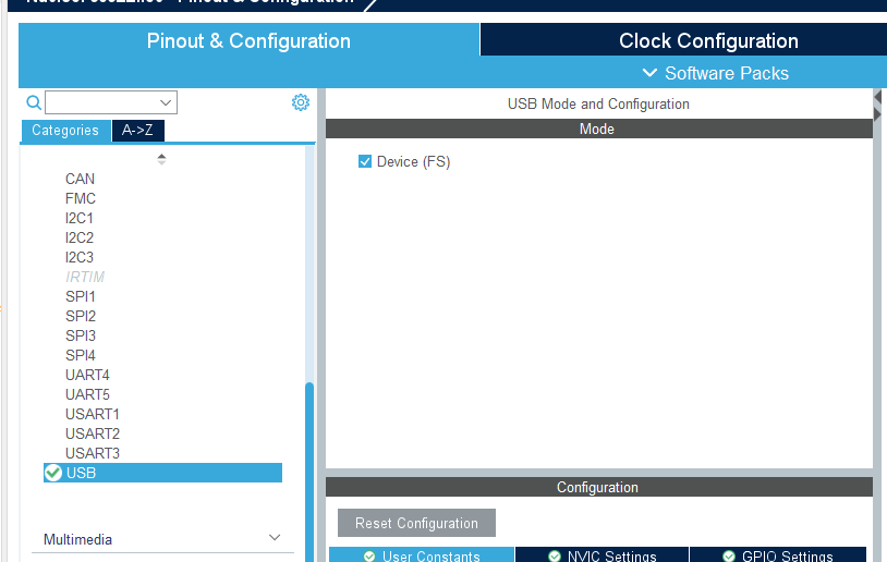 Solved: VCP without ST LINK (STM32F303) - STMicroelectronics Community