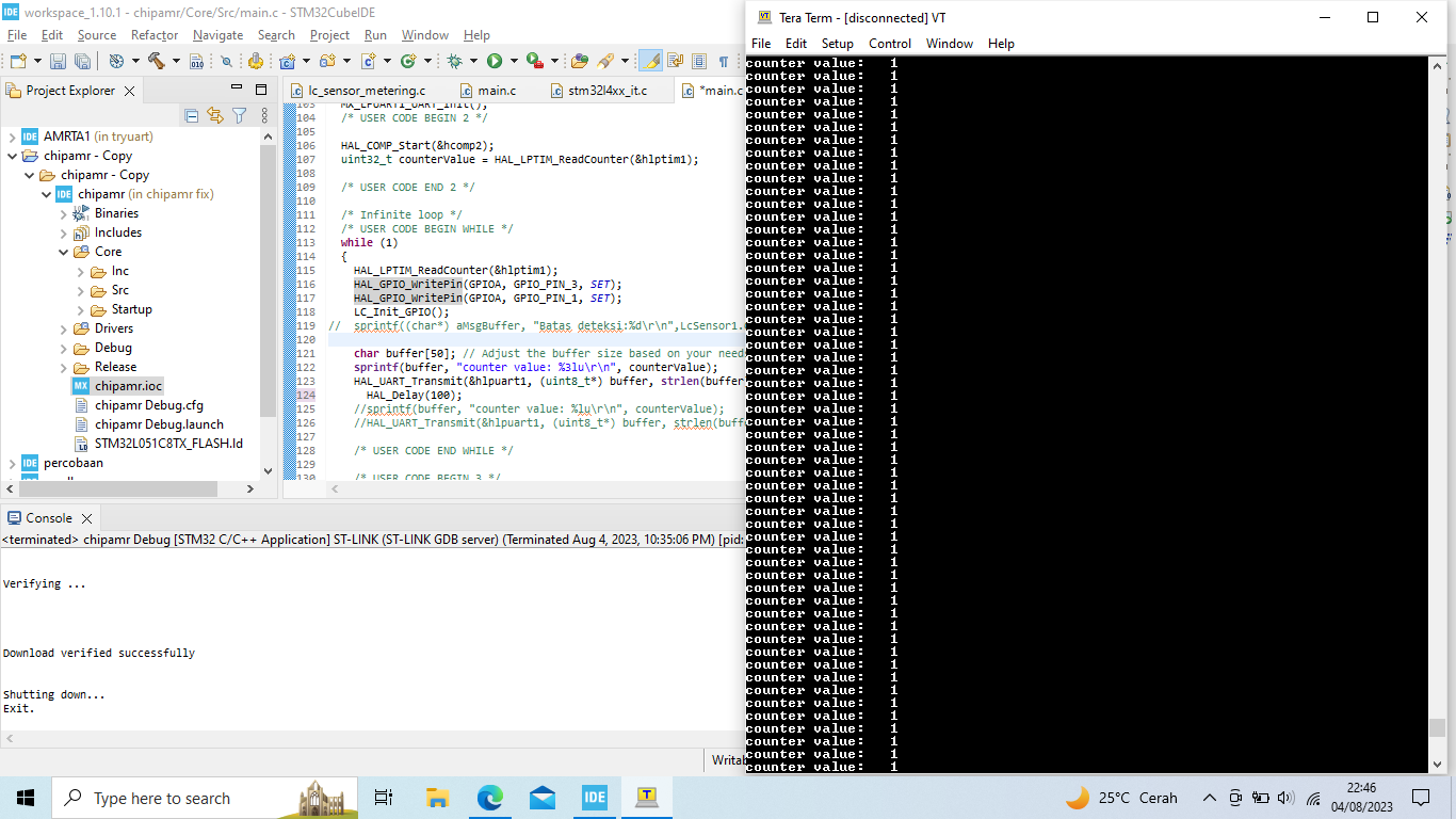 Lptim Does Not Count Pulses From The Comp Output Stmicroelectronics Community 5365
