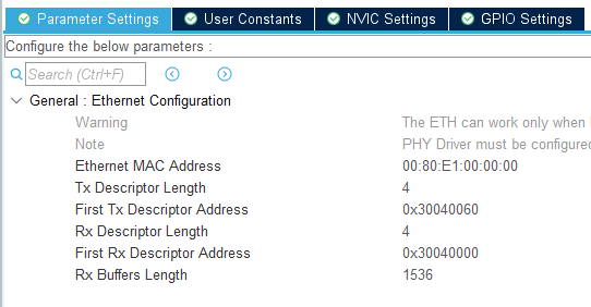 Stm32h750b Dk Touchgfx Freertos Lwip Ping Not