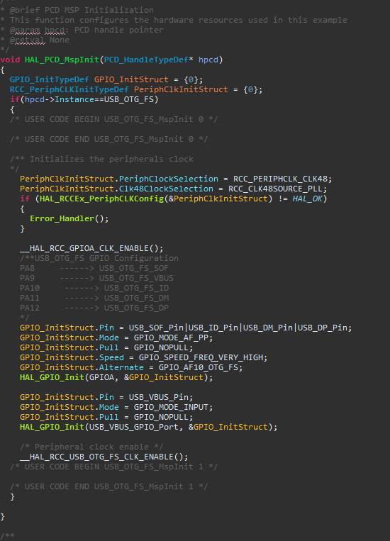 USB initialization for NUCLEO-H723ZG board - STMicroelectronics Community