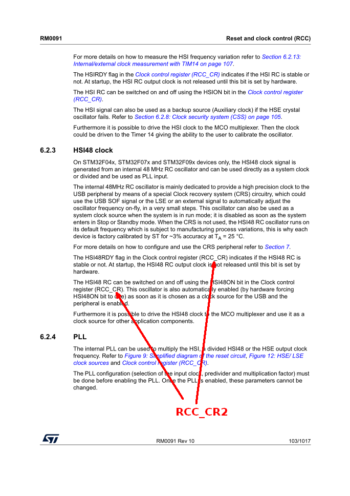 Solved: RM0091 typos - STMicroelectronics Community