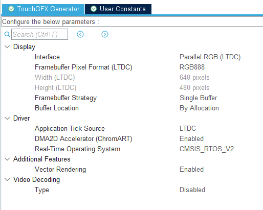 Solved Touchgfx Lined Output On Rgb Display Stmicroelectronics Community