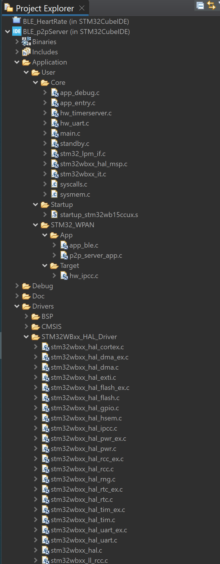 Code Generator in an example project insists on li... - STMicroelectronics Community
