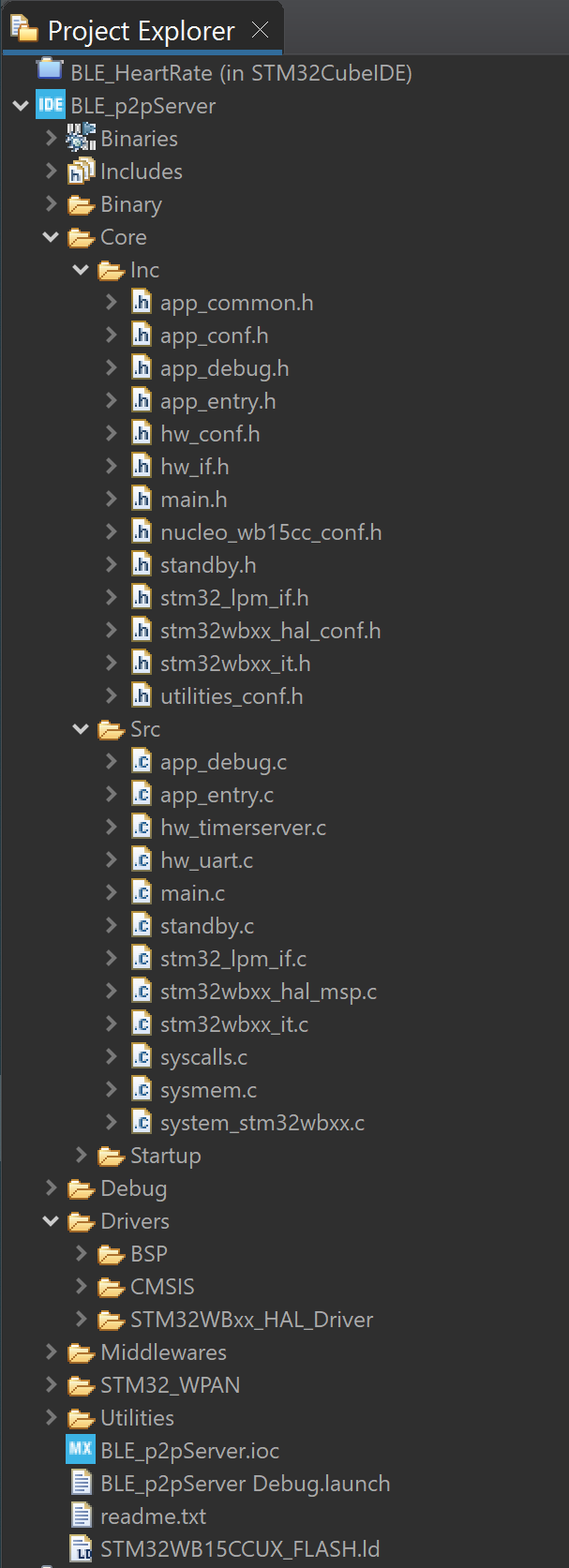 Code Generator In An Example Project Insists On Li Stmicroelectronics Community