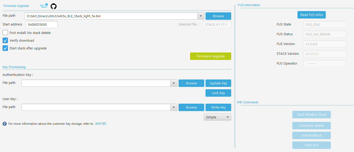 stm32cubeprogrammer difference between ST-Link and ...