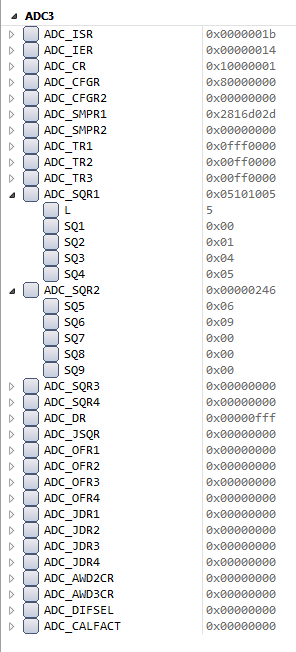 Solved: ADC regular conversion samples only the first chan... - STMicroelectronics Community