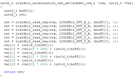 LIS2DH12 SPI Read ,The returned data is unchan... - STMicroelectronics Community