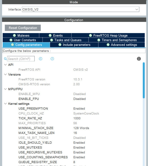 Solved: FreeRTOS: Only one of two tasks are occurring - STMicroelectronics Community