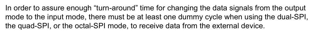 Solved: STM32H563VI Octo-SPI interface dummy cycles - STMicroelectronics Community