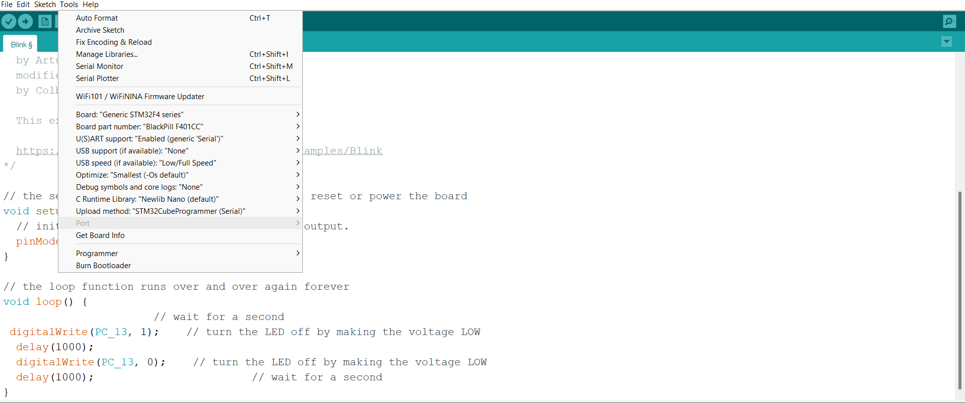 Regarding the COM PORT not showing - STMicroelectronics Community