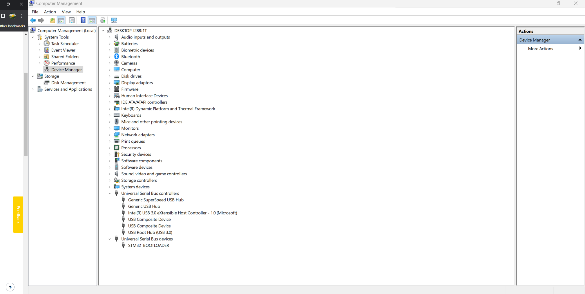 Regarding The Com Port Not Showing Stmicroelectronics Community 