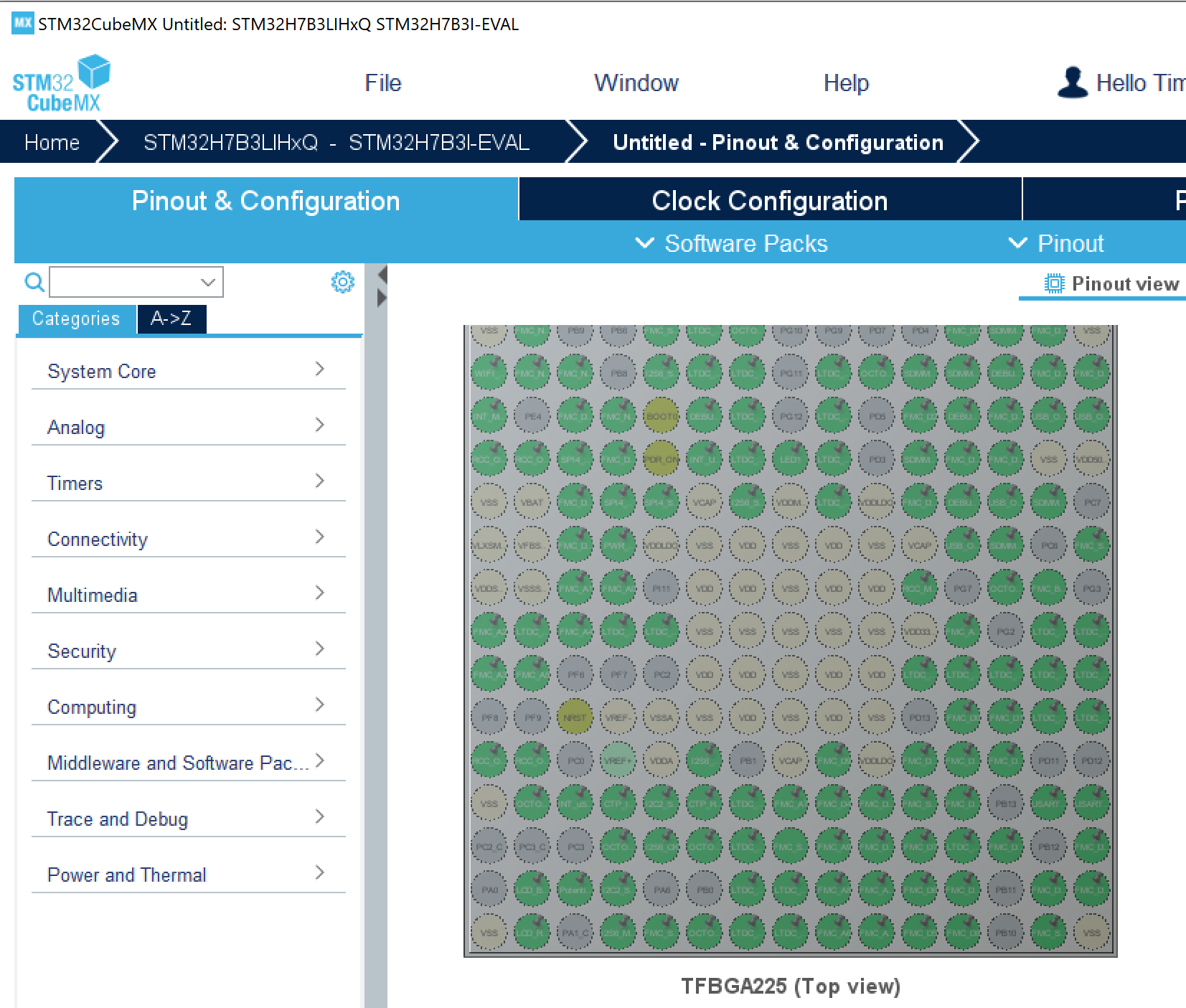 Stm32h7b3i Eval Cube Support Stmicroelectronics Community