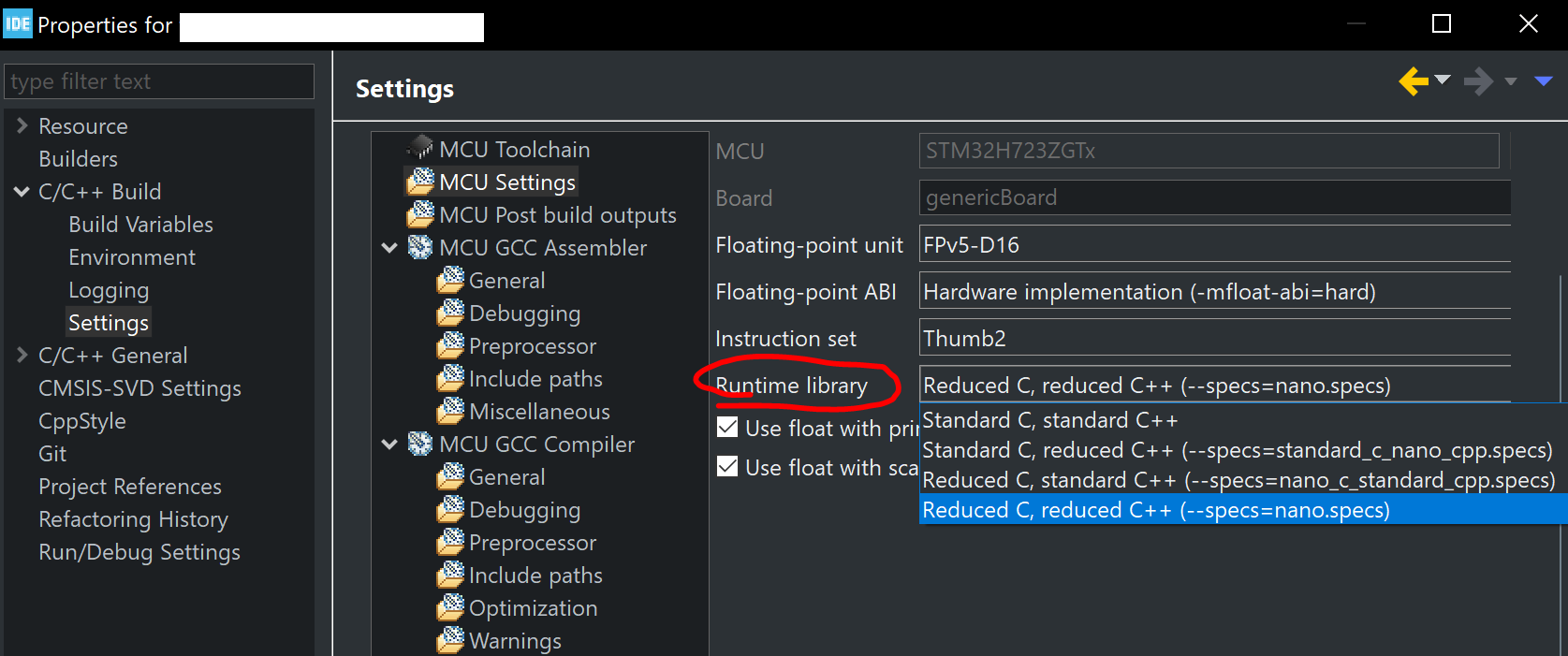 Solved: Unresolved includes for C++ CDT standard includes ... - STMicroelectronics Community
