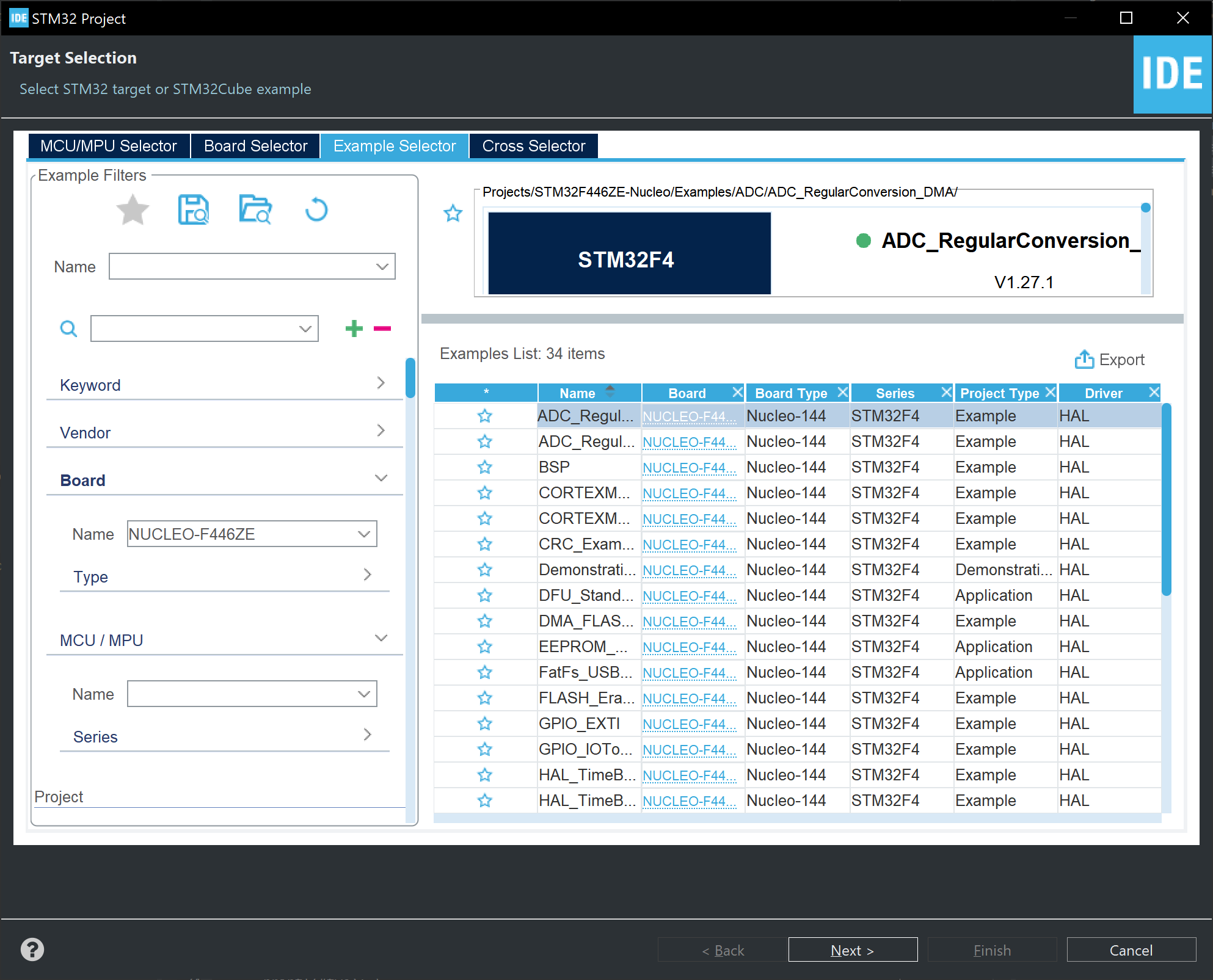 STM32CubeIDE examples for Nucleo-F446ZE - STMicroelectronics Community