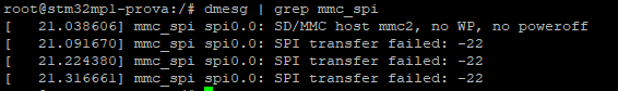 Mmc Spi Error On Stm32mp135 Dk Stmicroelectronics Community