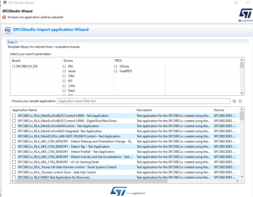 Solved Aek Mcu C4mlt1 Blink Example Stmicroelectronics Community