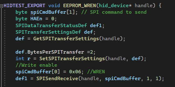 Interfacing M95P32-I/E EEPROM with MCP2210 USB-to ...
