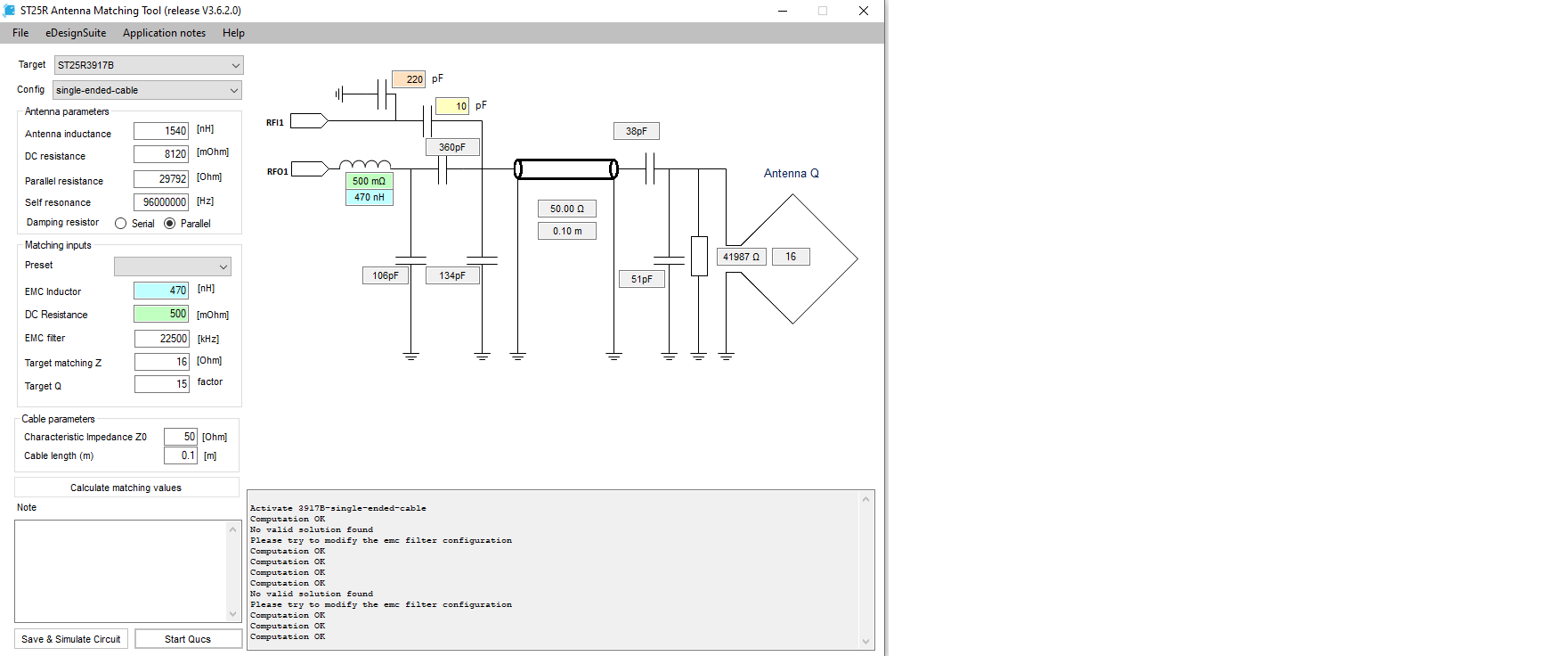Solved: ST25R Antenna Matching tool with specific antenna - STMicroelectronics Community