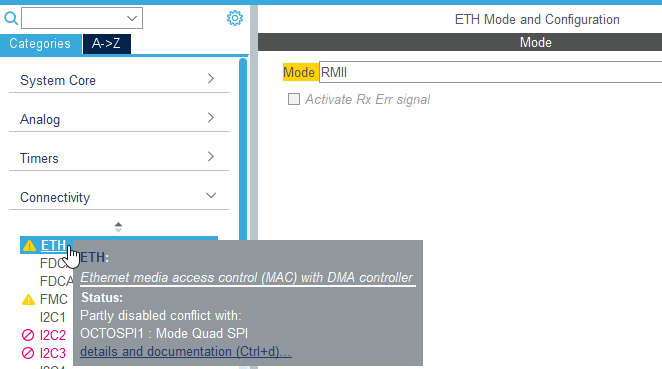 Solved Partly Disabled Conflict Question Eth And Octospi Stmicroelectronics Community 