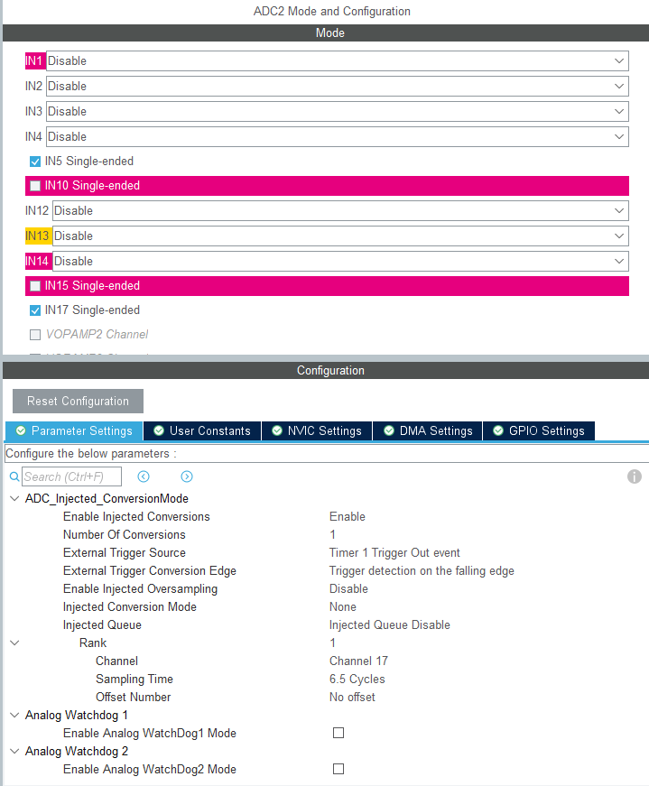 Solved: M1_BEMF_V not configured in six-step Algorithm in ... - STMicroelectronics Community