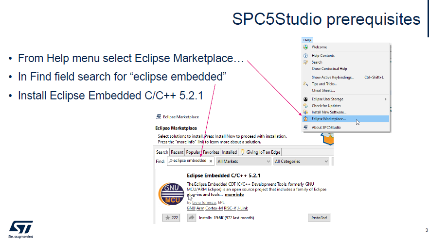Solved: SPC5Studio FreeGcc ToolChain - STMicroelectronics Community