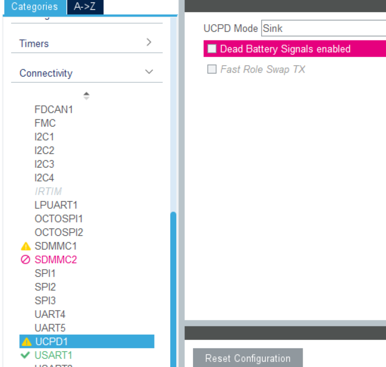 Solved: UCPD activation crashes STM32U5 MCUs - hardware bu... - STMicroelectronics Community