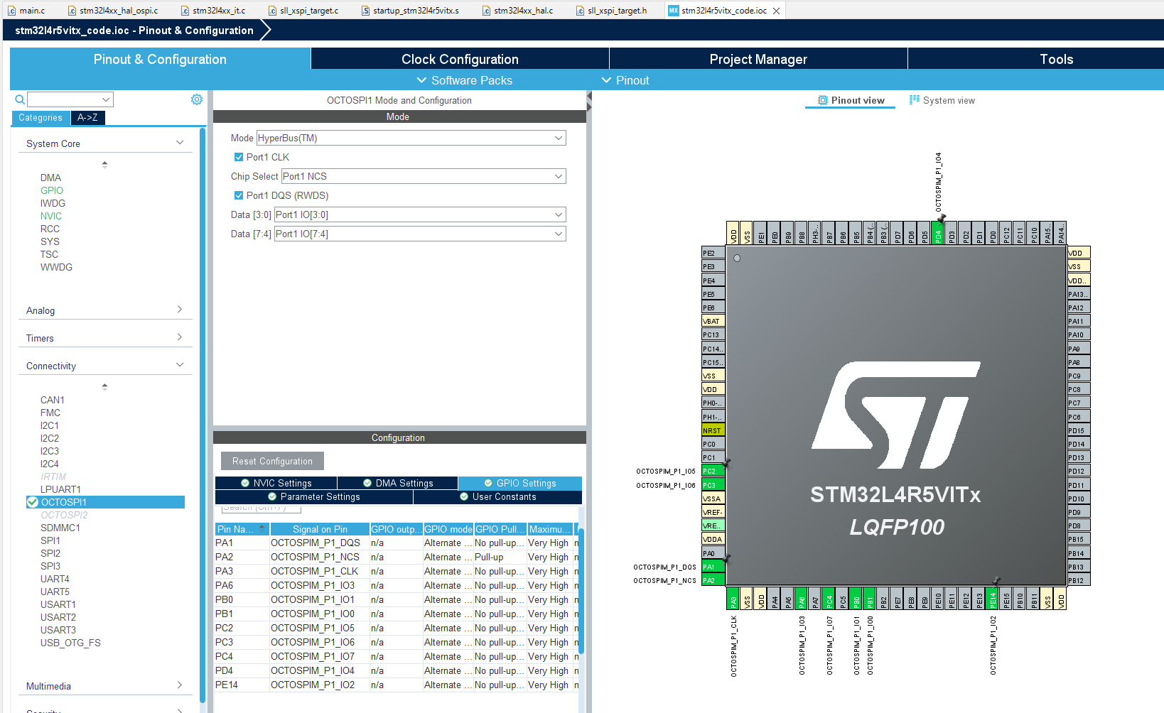 Stm32l4r5vit6 Octospi Read Issue Stmicroelectronics Community 