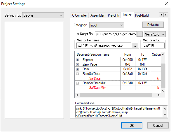 Warnings In The Stvp Flashing Because Of Defining Stmicroelectronics Community 
