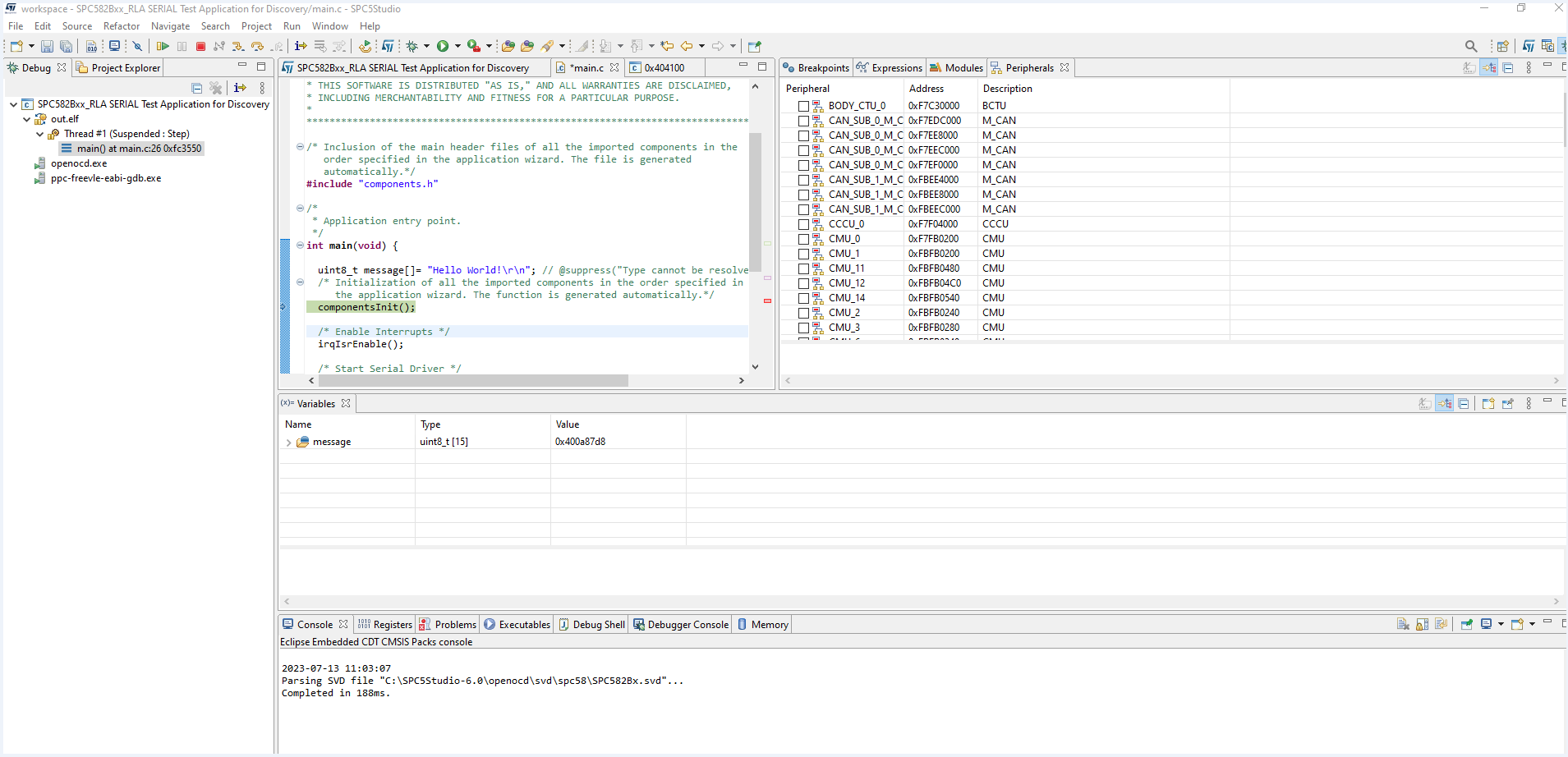 Solved: Cube IDE vs AutoDevKitStudio HELP! AEK-MCU-C4MLIT... - STMicroelectronics Community