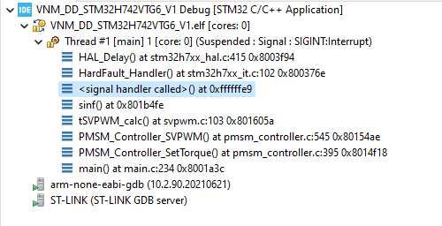Solved Stm32h7 Hardfault From Random Point In Code 9450