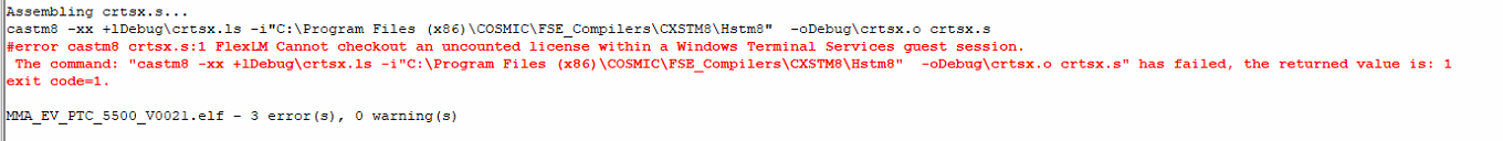 Warnings in the STVP flashing because of defining ... - STMicroelectronics Community