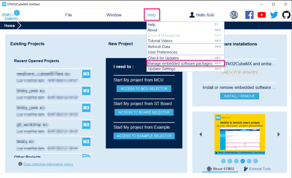 How To Install X Cube Ai Through Stm32cubemx Stmicroelectronics Community