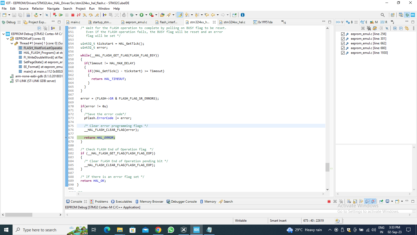 Need Guidance on EEPROM Implementation in STM32L4R ...