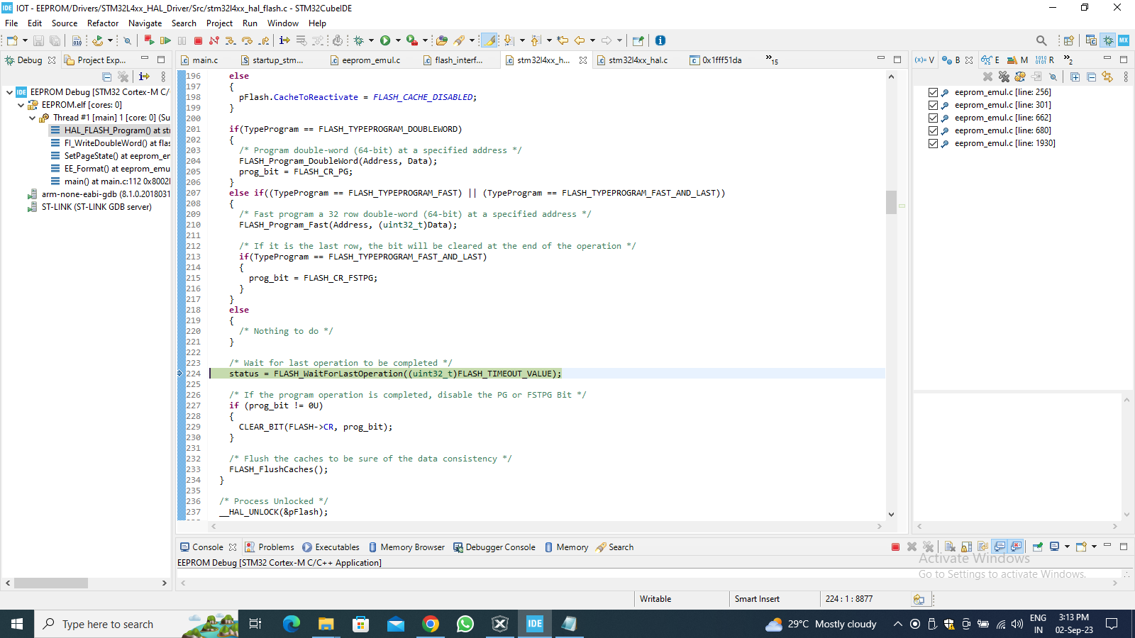 Need Guidance On Eeprom Implementation In Stm32l4r Page 3 Stmicroelectronics Community