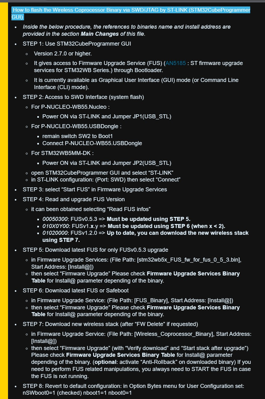 Stm32wb5mmg Ble Connection Problem Stmicroelectronics Community