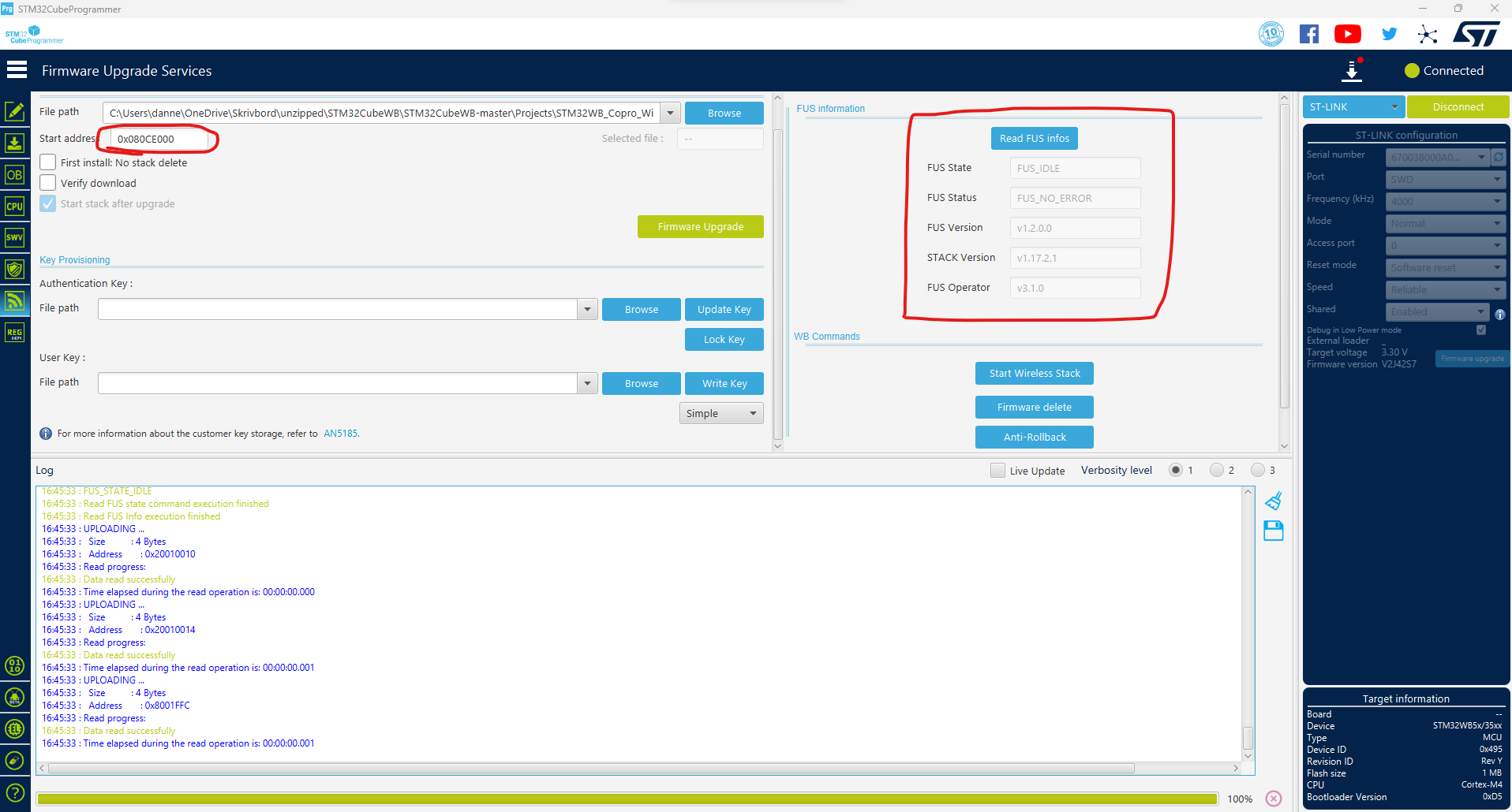 Stm32wb5mmg Ble Connection Problem Stmicroelectronics Community
