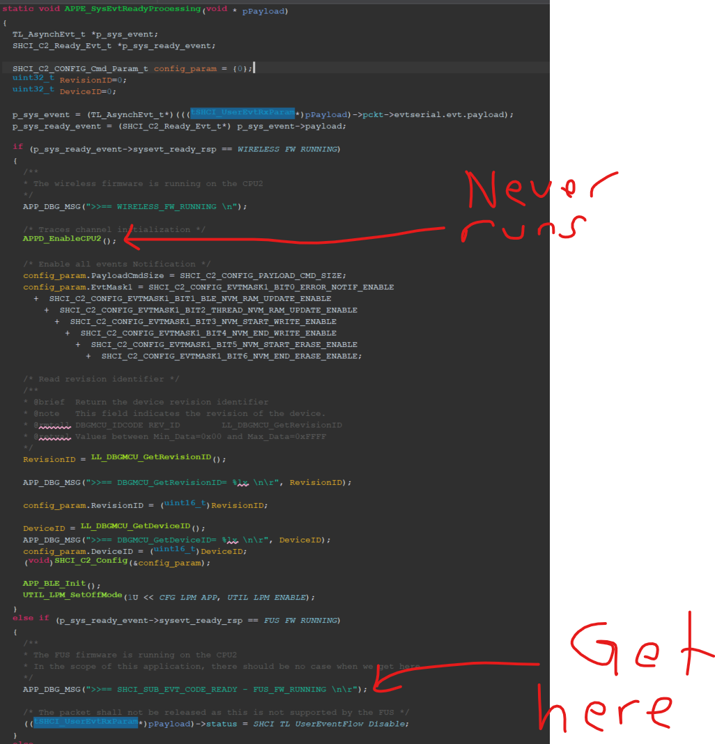 Stm32wb5mmg Ble Connection Problem Stmicroelectronics Community