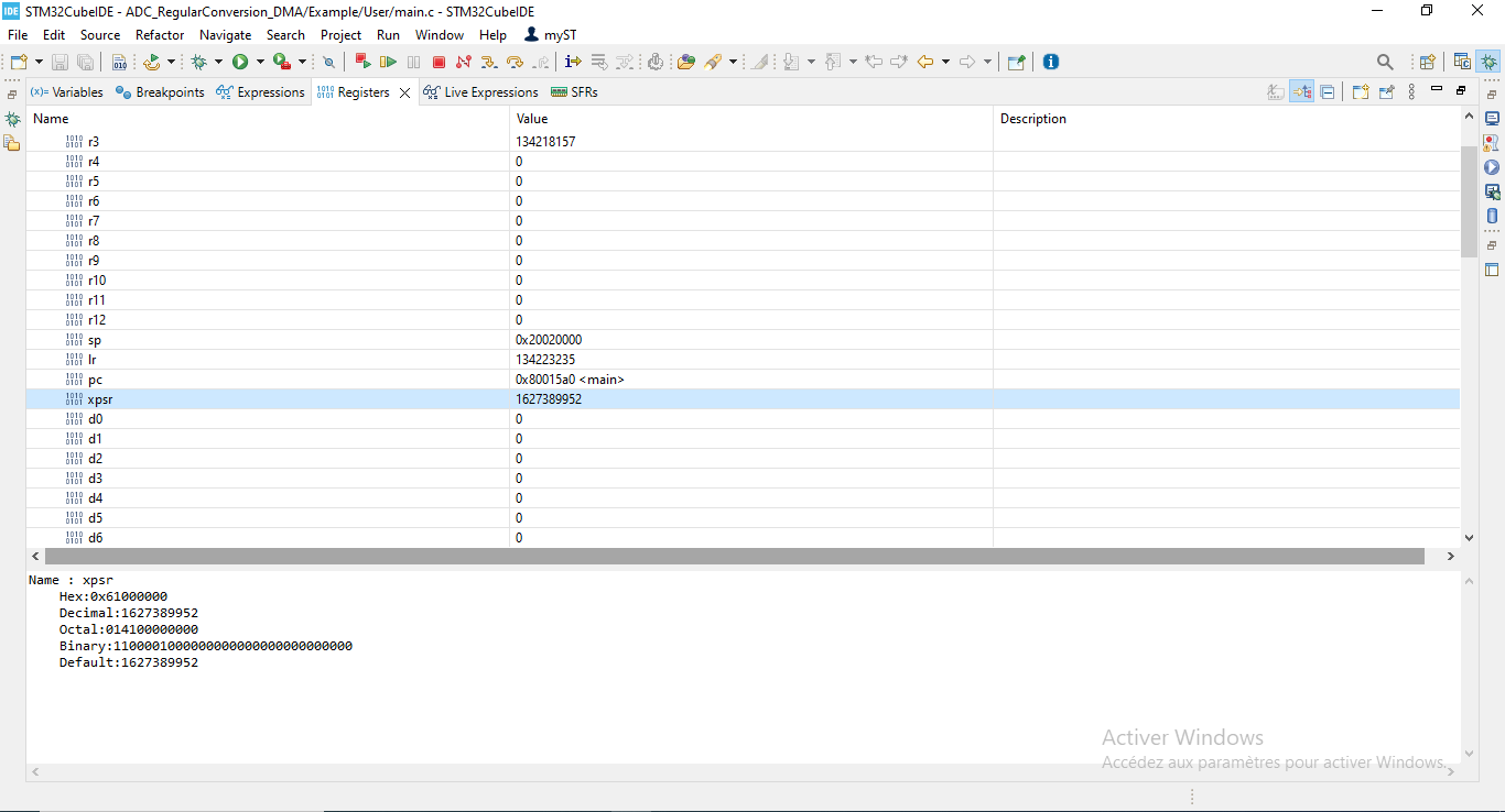 Solved Xpsr Register Bitfields Stmicroelectronics Community