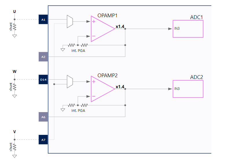 MC Workbench: Ch Phase W hidden when choose embedd... - STMicroelectronics Community