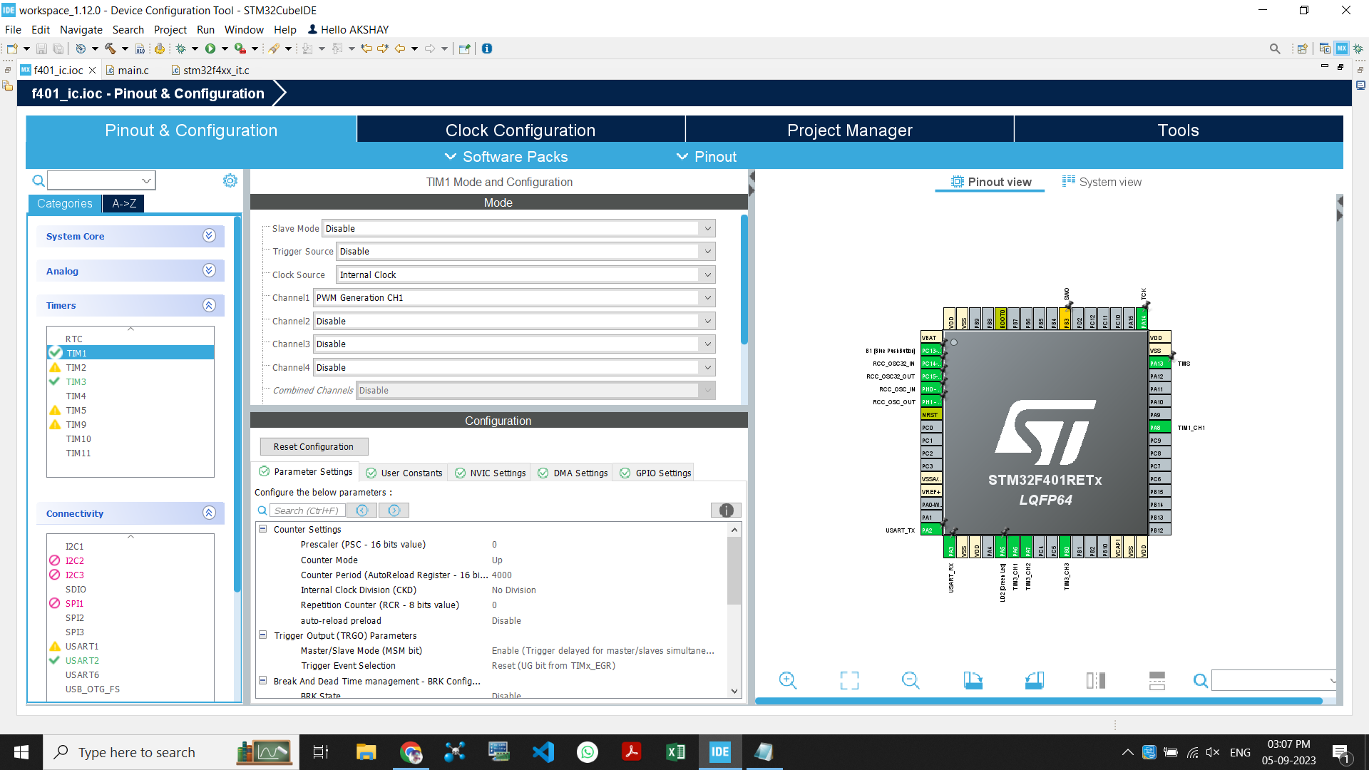 Stm32 Timer Xor Mode Stmicroelectronics Community