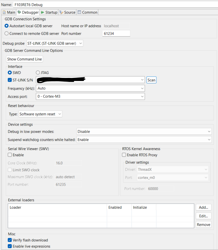 Solved Standalone Mcu Application Unable To Flash F103